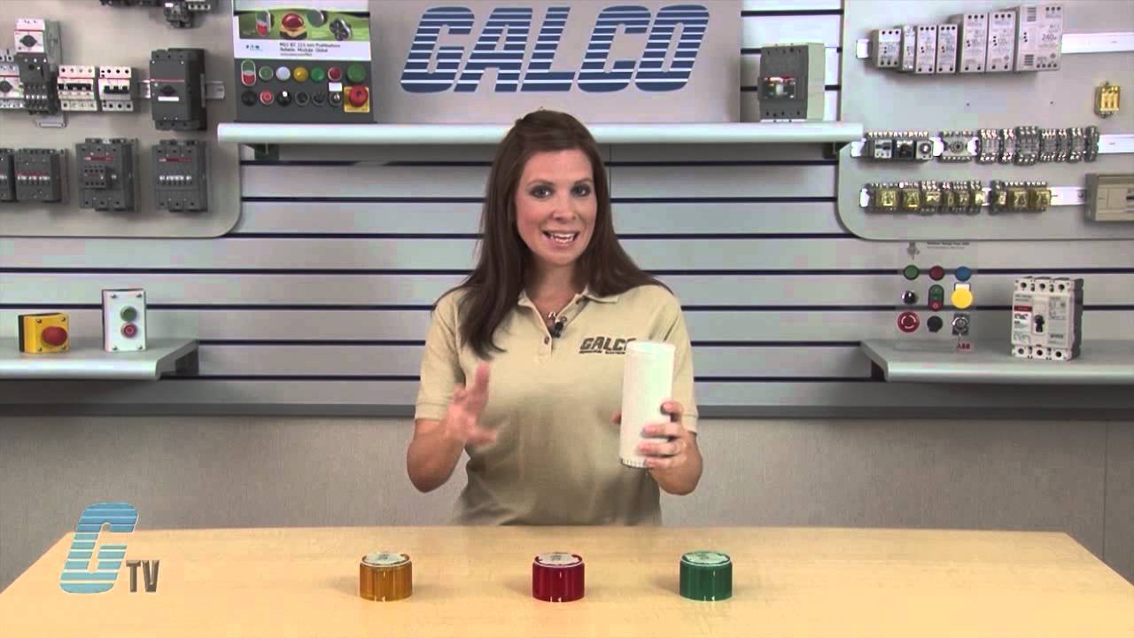 IDEC "LT7" SignaLight Tower Stacklights - A GalcoTV Overview - YouTube