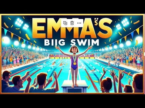 Fearless Emma Takes on the Big Swim - YouTube