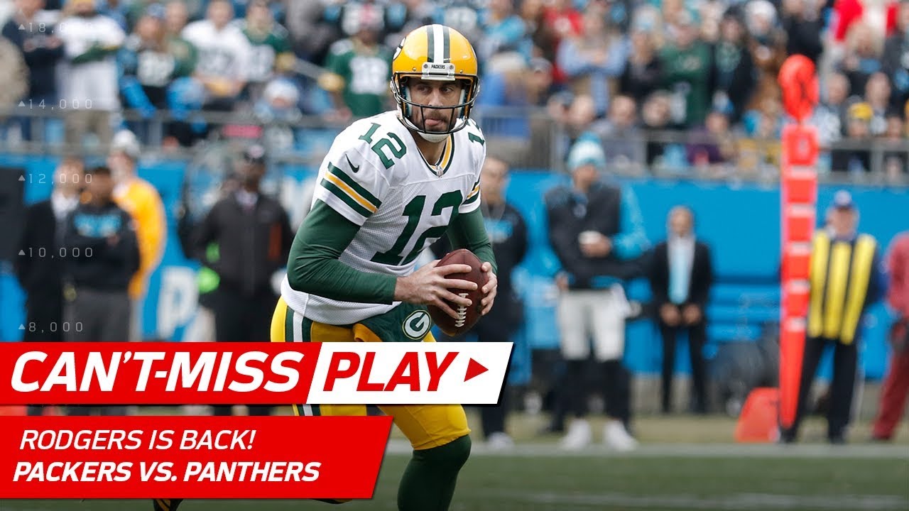 Aaron Rodgers Leads First TD Drive Since Returning from Injury! | Can't ...