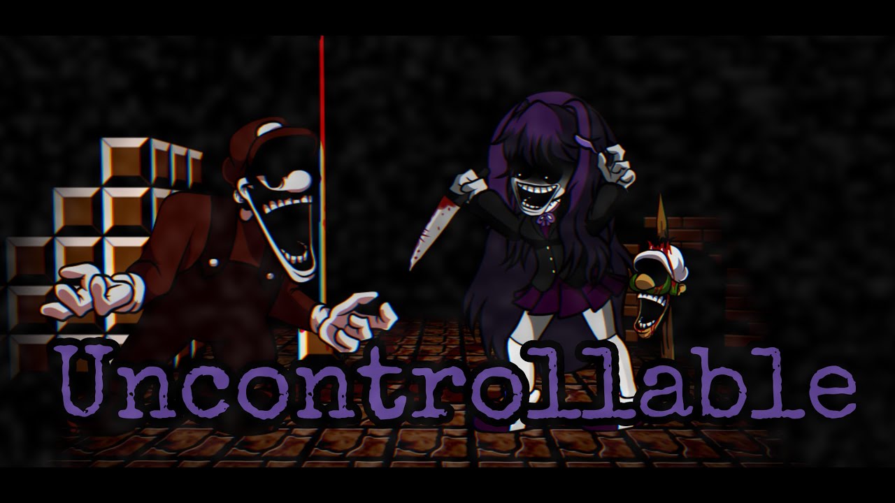 Uncontrollable||FNF|| Powerdown But YX Sings - YouTube