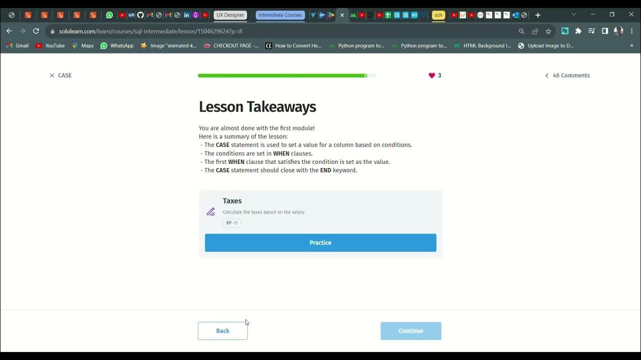 4 Case Sql Intermediate Sololearn Youtube