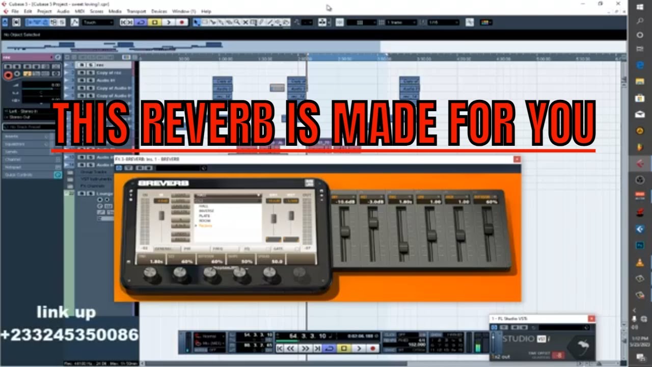 VOCAL MIXING, REVERB MADE EASY IN CUBASE (MIXING VOCALS) - YouTube