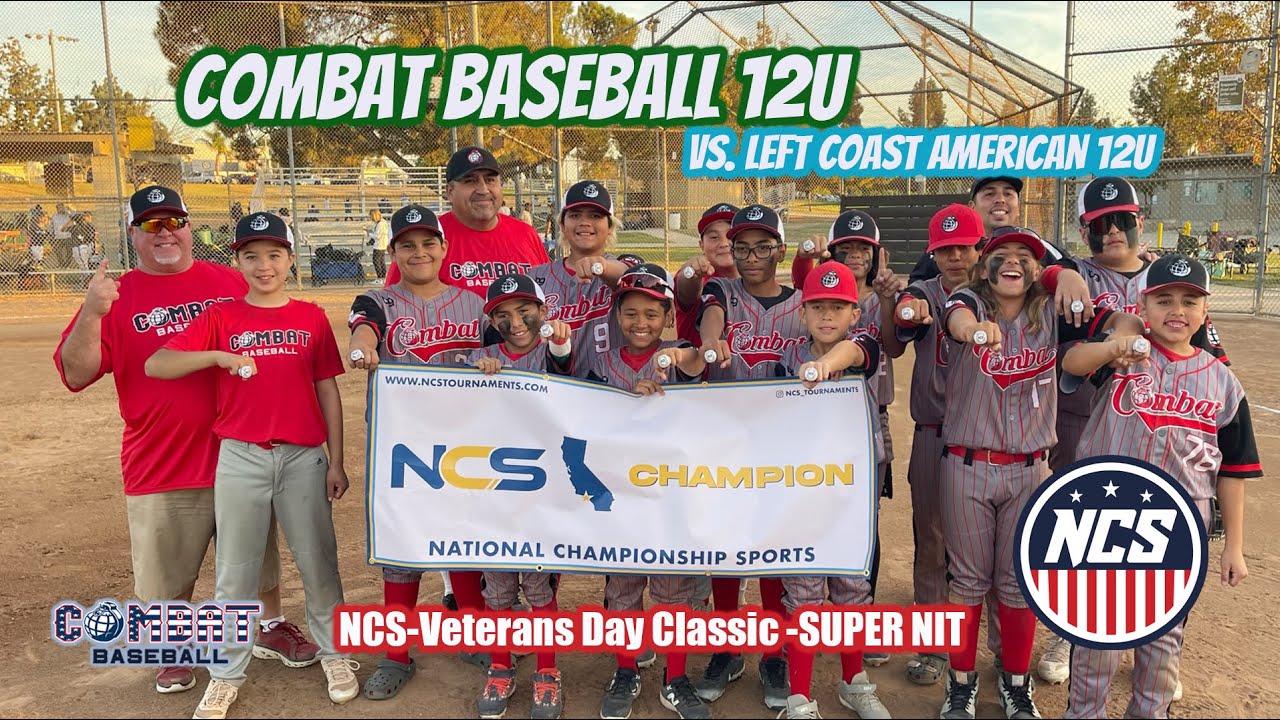 Combat Baseball 12u vs. Left Coast American 12u 11/12/2023 - YouTube