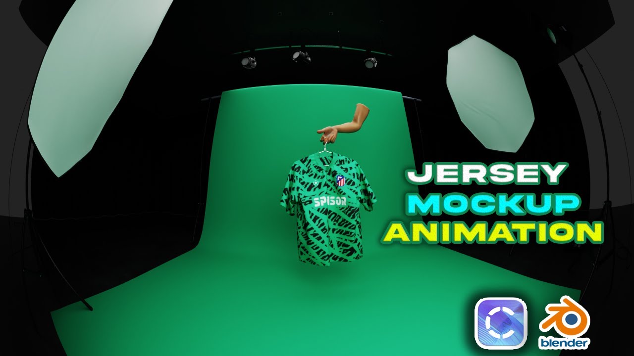Clo3d to Blender: Jersey Mockup Animation - YouTube