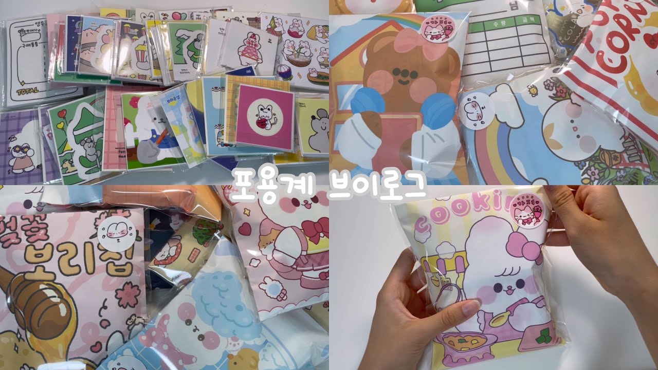 포용계 브이로그 포용 포장용품 포장 택배깡 브이로그 설참 알고리즘 알고리즘떠라 알고리즘