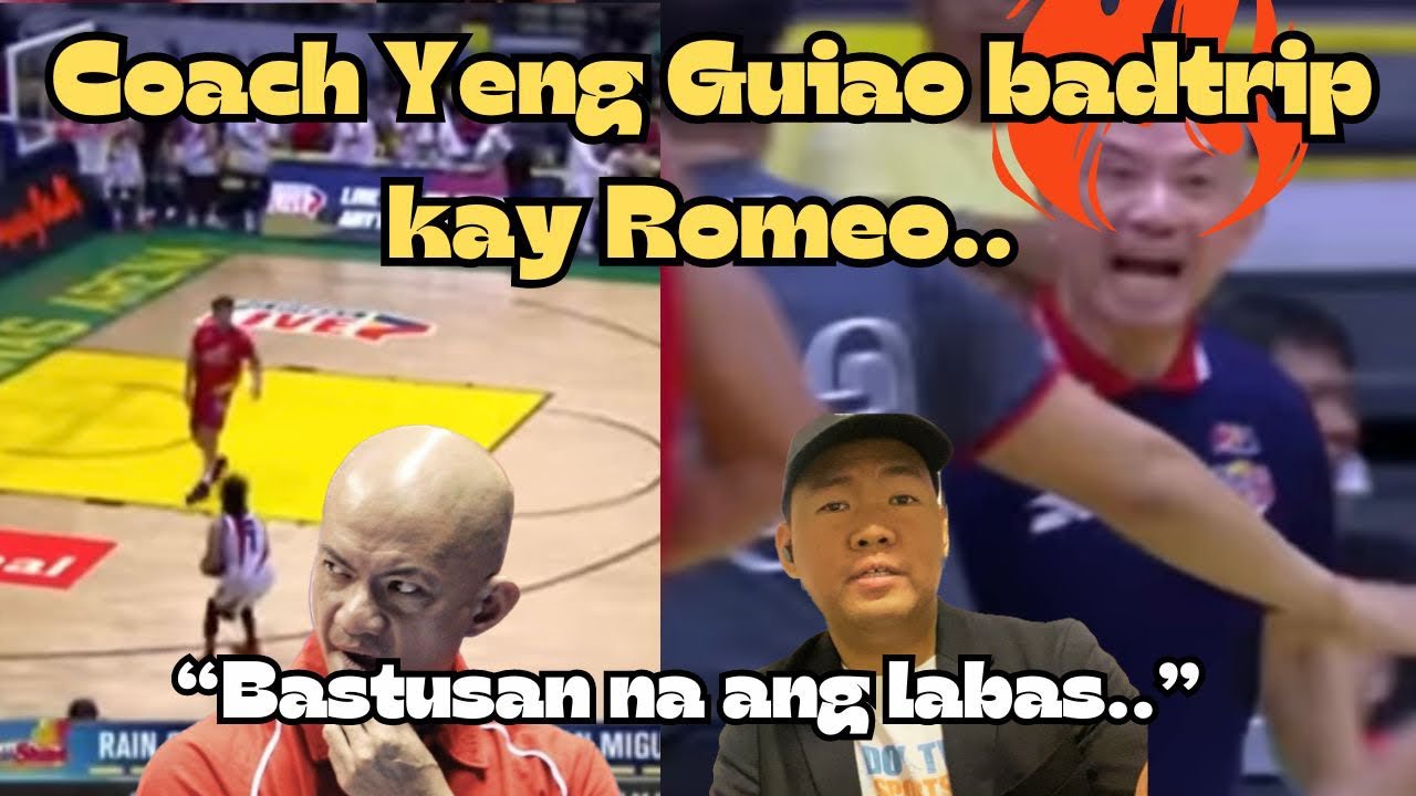 Yeng Guiao na bastusan kay Romeo | Ang unwritten rule ng basketball ...