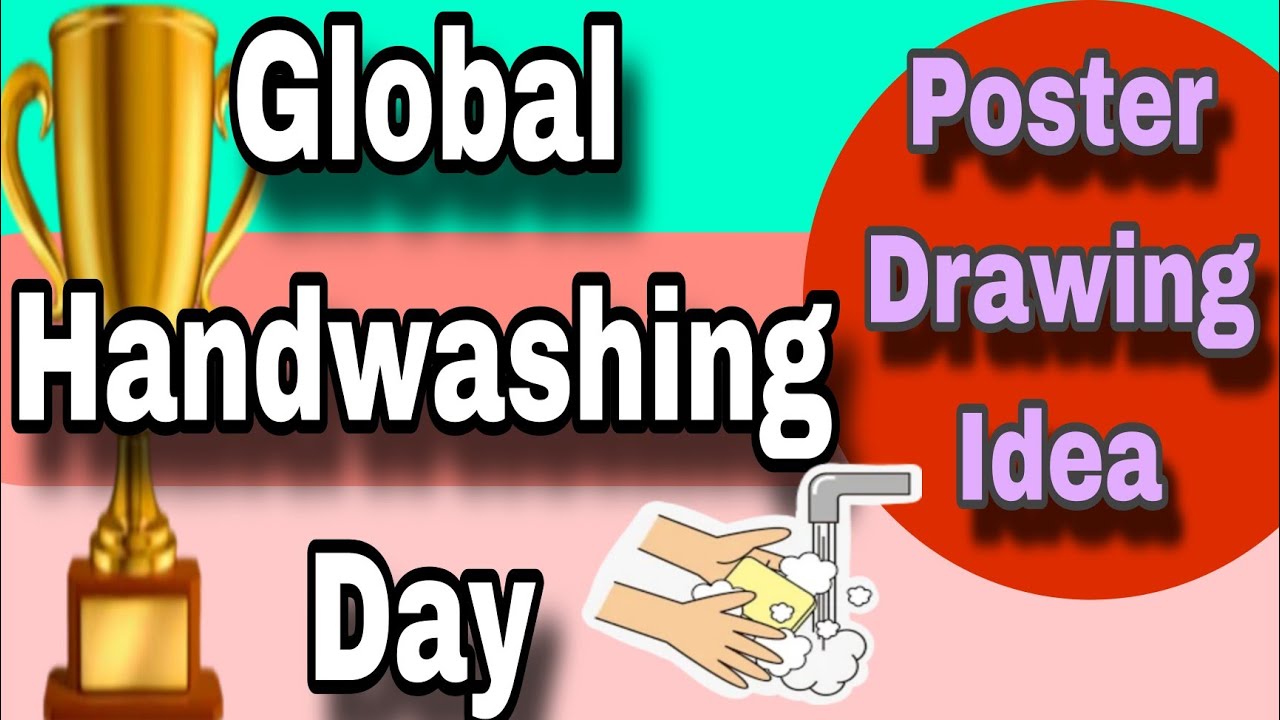 Global Handwashing Day Drawing ideas 2024 | Global Handwashing Day ...