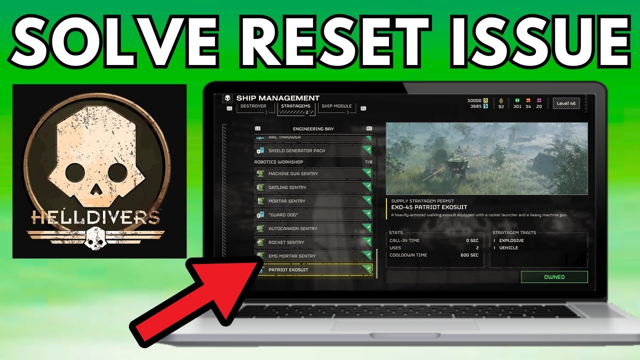 Solve: Helldivers 2 Loadout Reset | Character Customization Resetting To Default Settings ...