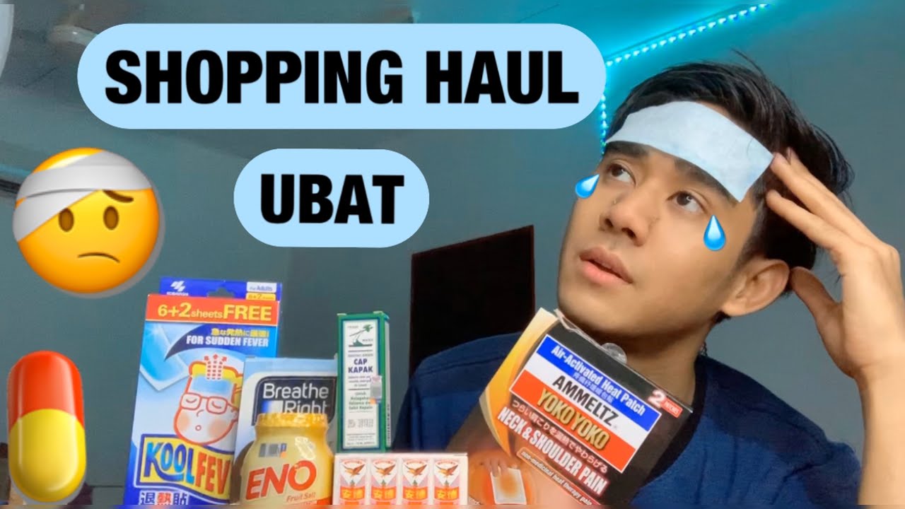 SHOPPING HAUL 😂 BANYAK GILA UBAT AKU BELI 🤕 - YouTube