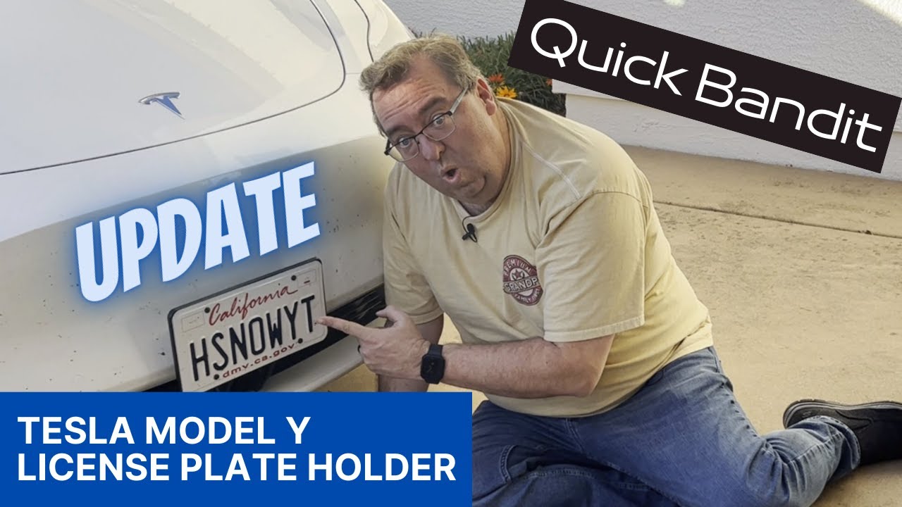 Quick Bandit License Plate Holder - YouTube