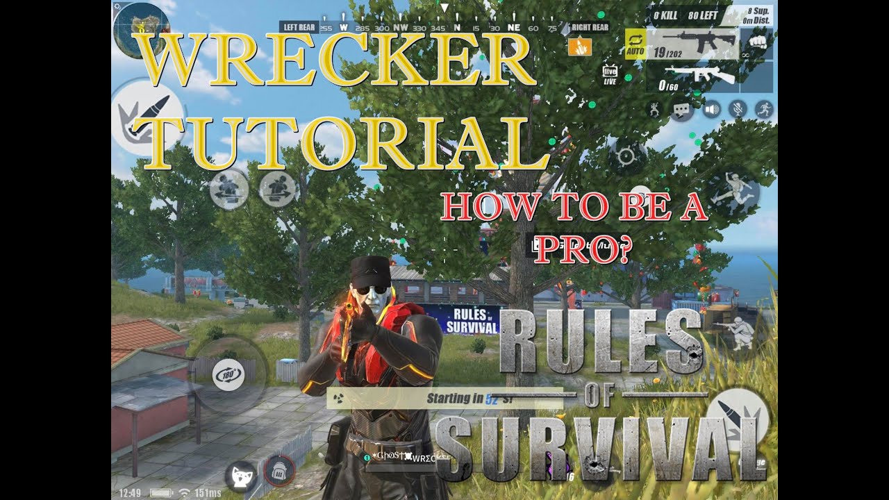 WRECKER NAG TURO PANO MAG ROS. RULES OF SURVIVAL FUNNY TUTORIAL - YouTube