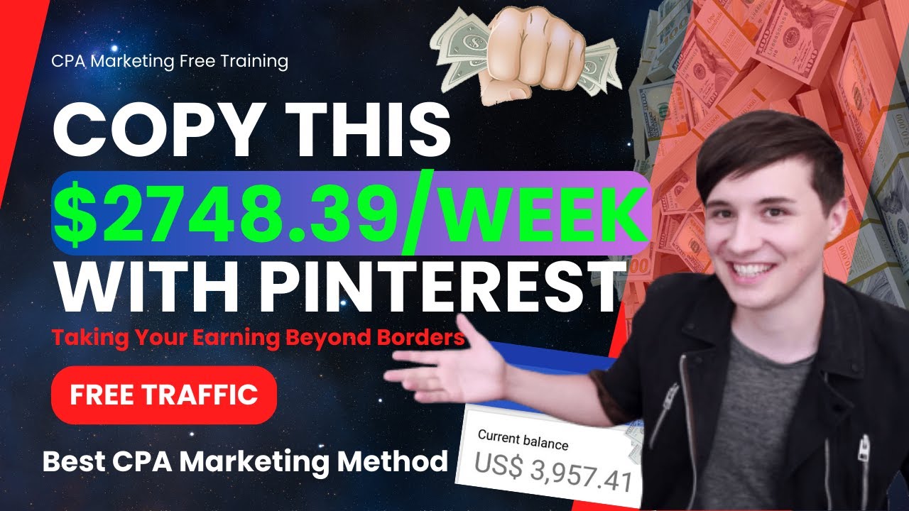 Copy This $2748.39/WEEK | Pinterest Marketing | CPA Marketing | CPA ...