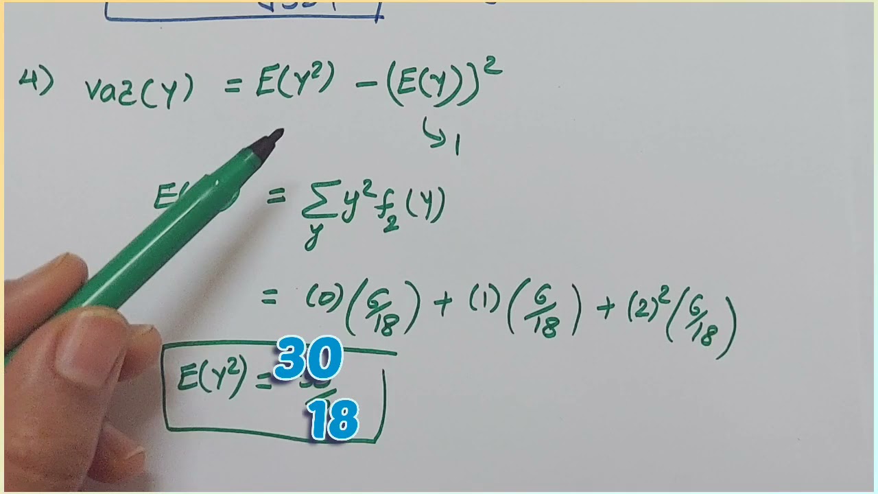 Conditional Expectation of Discrete R.V., ||Find Variance, Coveriance ...