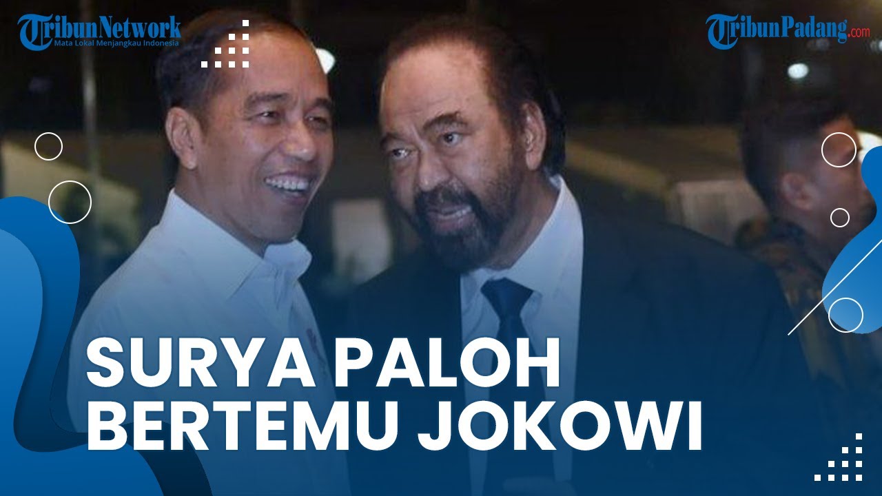 Beda Keterangan Nasdem Dan Istana Soal Pertemuan Jokowi Dengan Surya