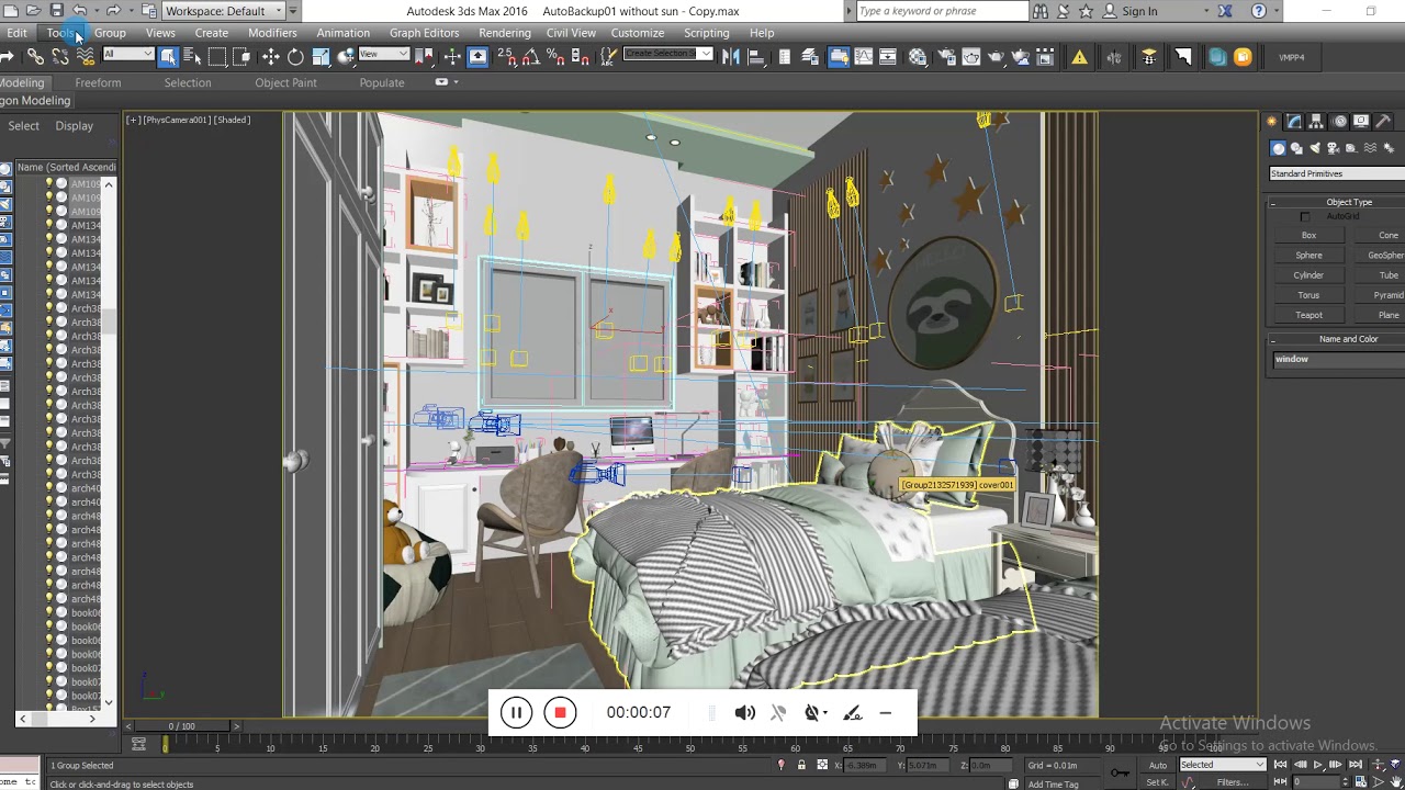 batch render 3ds max ازاى ارندر كذا لقطة ورا بعض فى الماكس باعدادات مختلفة - YouTube