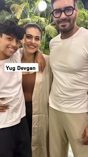 Yug Devgan son of Ajay Devgan #ajaydevgan #kajol #yugdevgan - YouTube