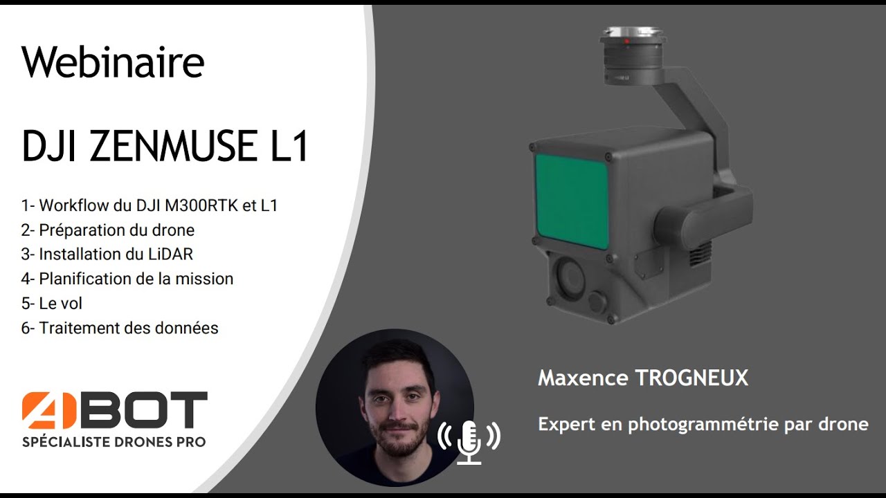 DJI Zenmuse L1 - Workflow - YouTube