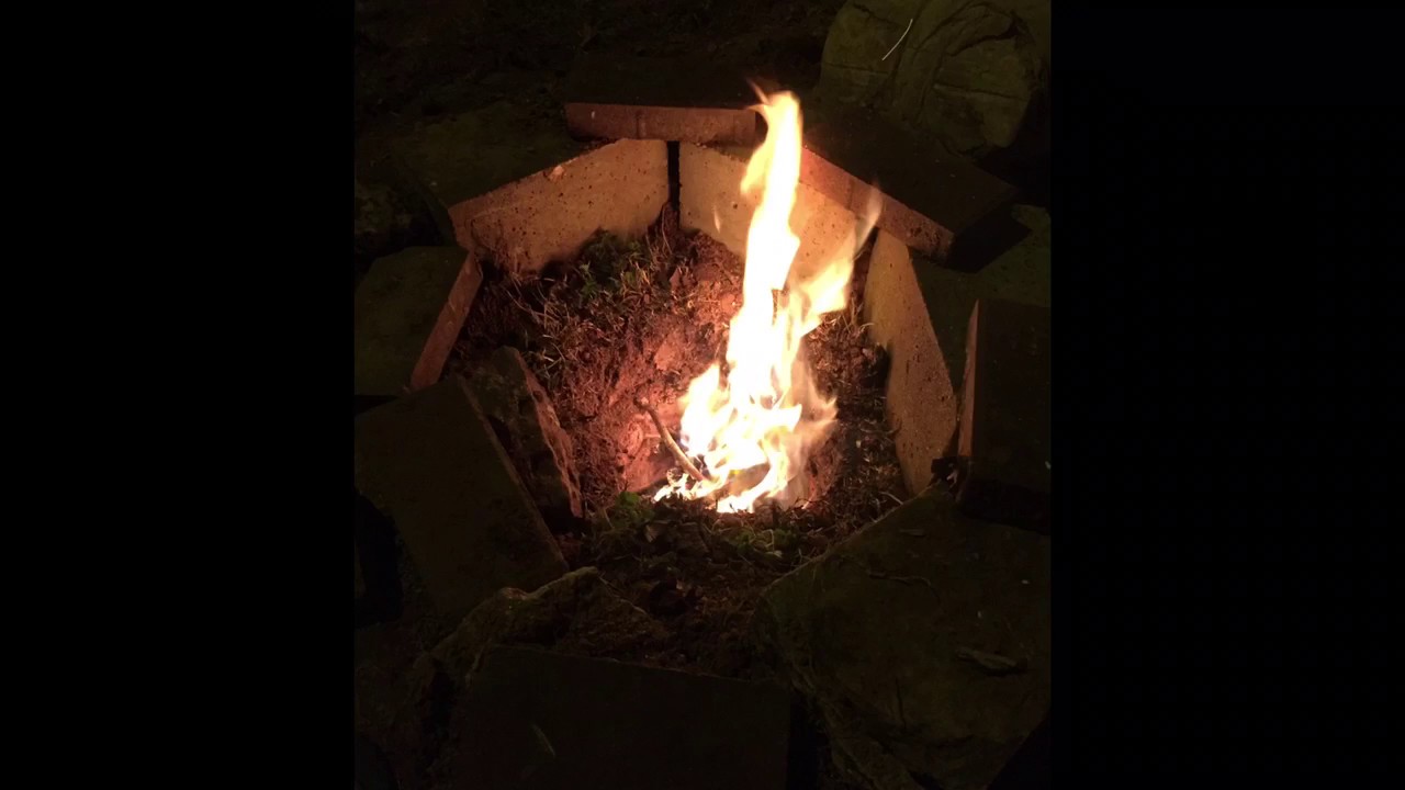 At Home Stealth Fire Pit - YouTube