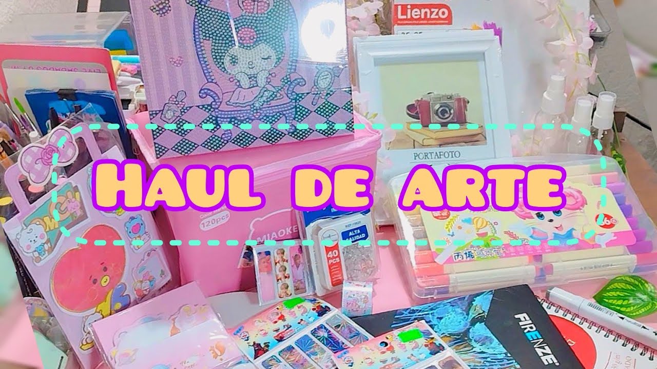 HAUL DE ARTE, PAPELERIA CUTE Y DECORACIÓN Amazon, Lumen y maxi china ...