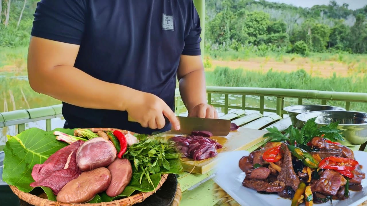 Cooking Pork Organs?? Heart, Kidneys and Spleen. - YouTube