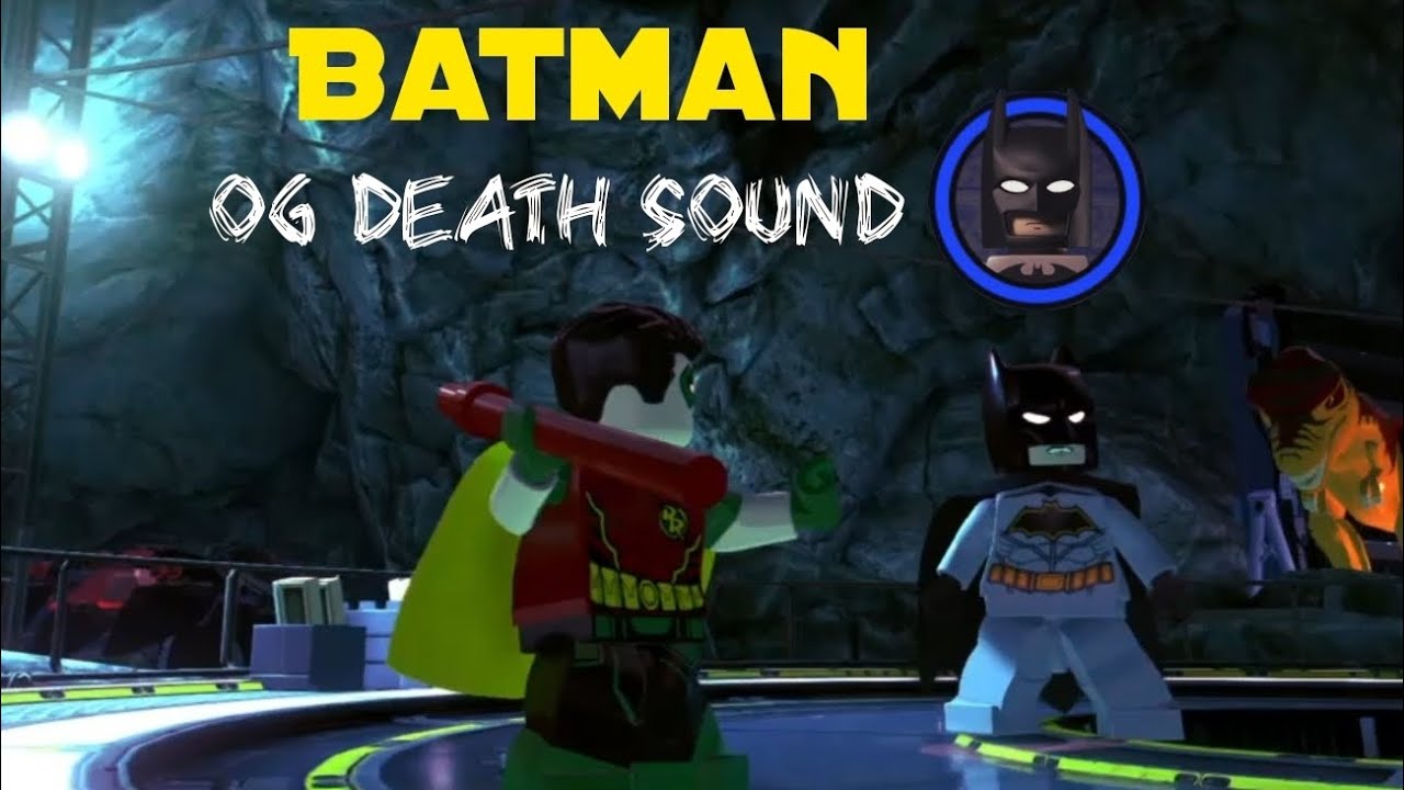 Lego DC Super Villains Batman with Lego Batman Death sound - YouTube