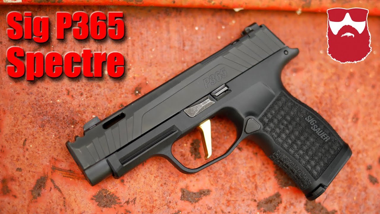 Sig P365XL Spectre Comp Gold First Shots - YouTube