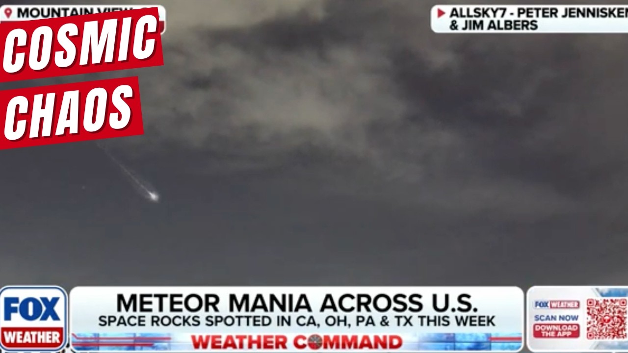 COSMIC CHAOS ☄️: Meteors Light Up Night-Sky Across Several U.S. States ...