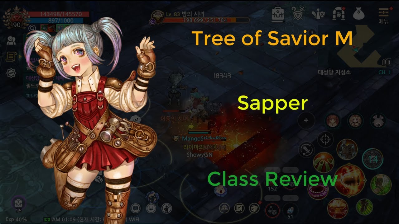 [Tree of Savior M] รีวิวคลาส Sapper : ผู้ใช้กับดัก - YouTube