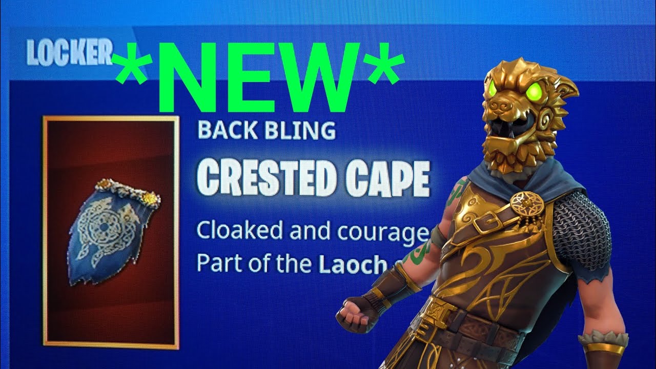 *NEW* Battle Hound Backbling • Crested Cape on 29 Outfits! - YouTube