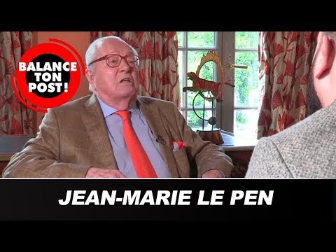 Jean-Marie le Pen se confie en exclusivité dans Balance Ton Post