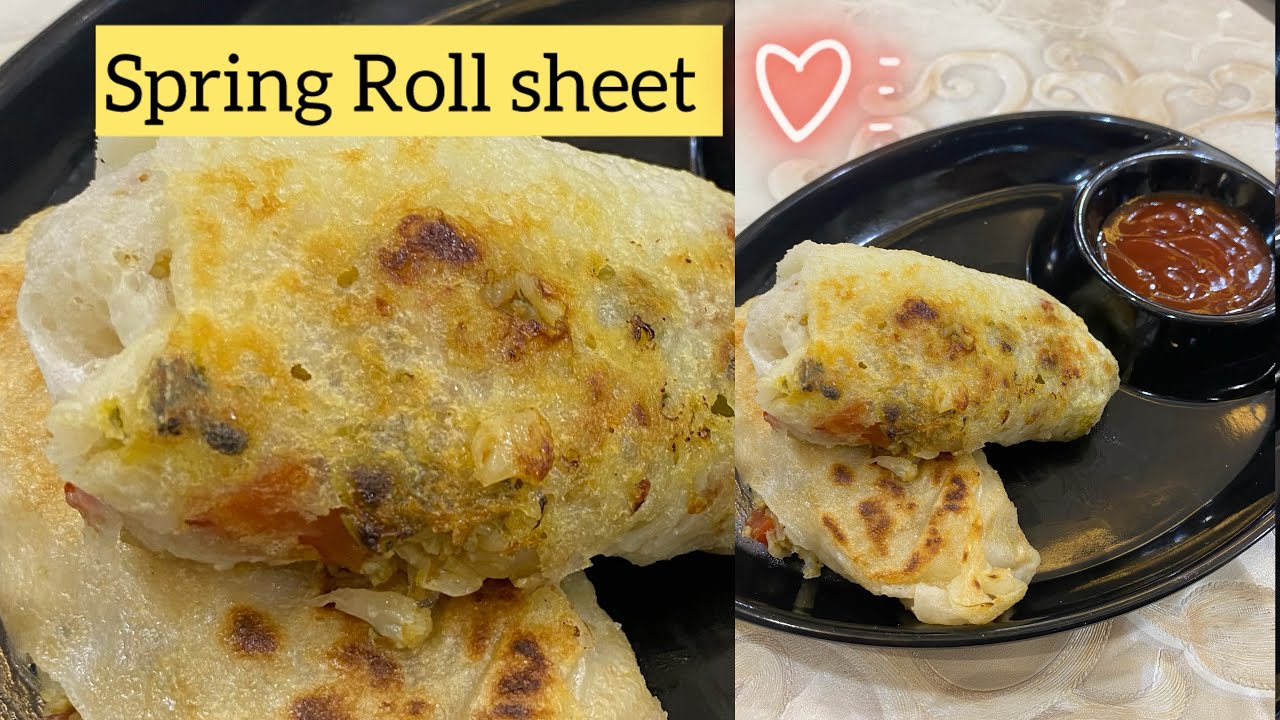Ghar pe banaye Spring Roll Sheet | Recipe | How to make spring roll ...