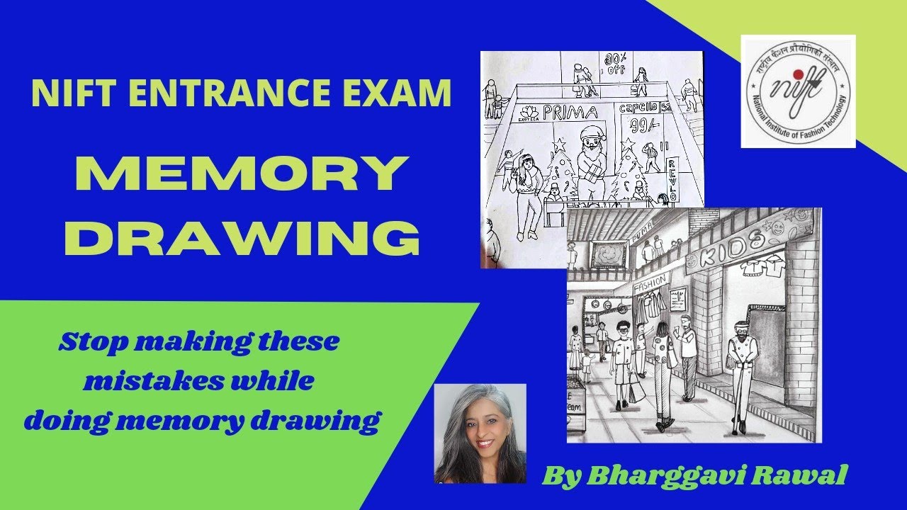 MEMORY DRAWING for NIFT ENTRANCE EXAM. - YouTube