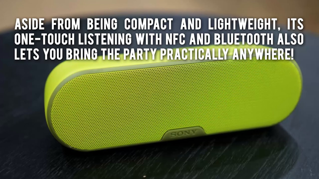 Sony Wireless Speakers SRS XB2 Review - YouTube