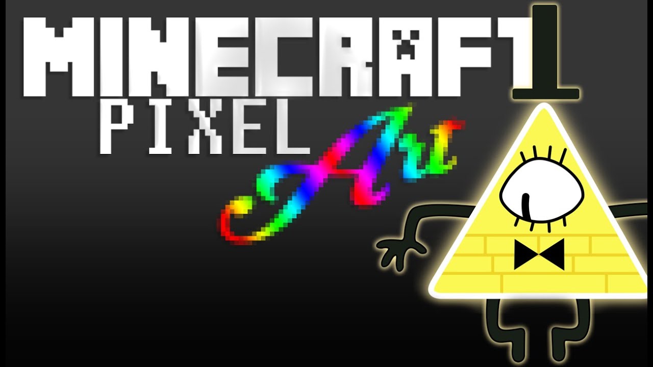 BILL CIPHER - Minecraft Pixel Art Speed Build - YouTube
