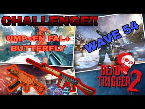 dead trigger 2 CHALLENGE!! in arena della morte con ump+FN FAL+ Butterfly 🤣😍