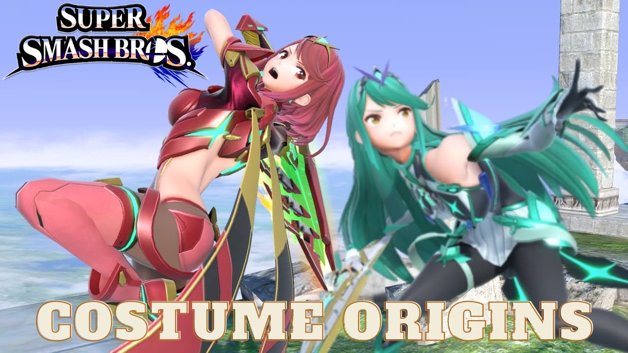 Pyra/Mythra costume origins - Super Smash Bros Ultimate - YouTube