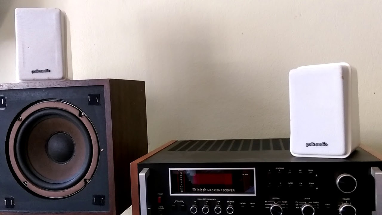Polk audio RM3000 Satellite speakers - YouTube