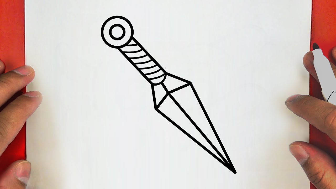 Desenho De Kunai