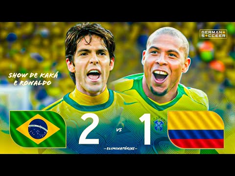 RONALDO FENÔMENO'S BRAZIL HUMILIATED COLOMBIA IN THIS WORLD CUP QUALIFIER