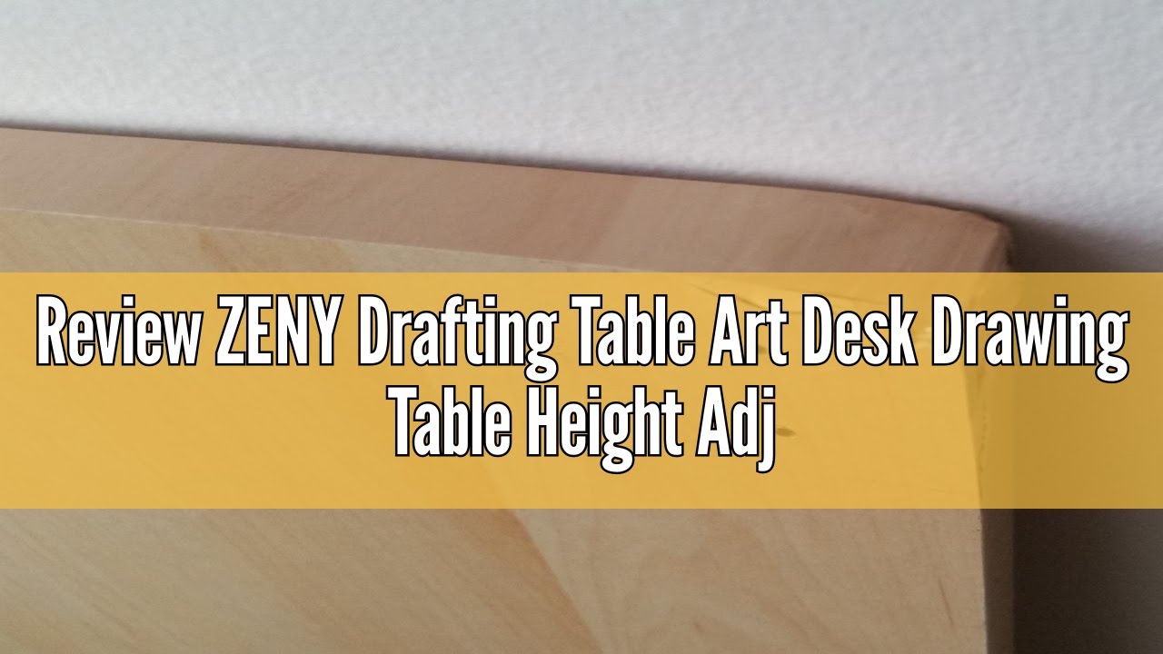 Review ZENY Drafting Table Art Desk Drawing Table Height Adjustable ...