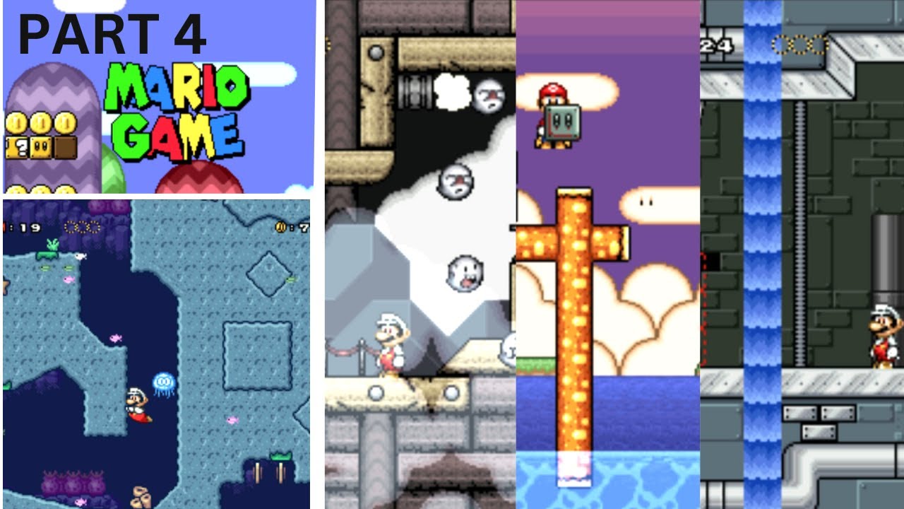 Mario Game?!?!? Really well-made SMW Rom Hack Playthrough PART 4 WORLD ...