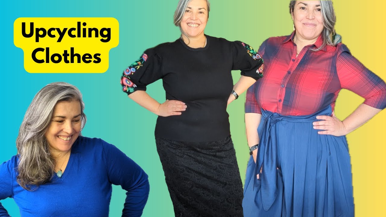 Upcycling clothes, upcyle two dresses with me (Thrift flip) - YouTube