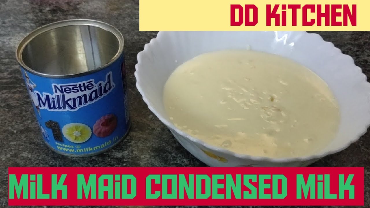 How to do milk maid condensed milkOnly 3 incredents | ddkitchen.. - YouTube