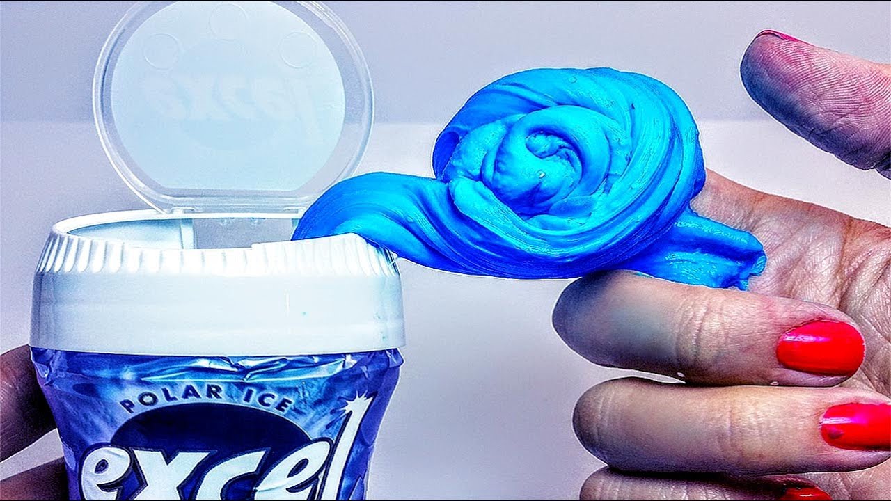 DIY: MINT Gum Slime! Excelerate your Slime! - YouTube
