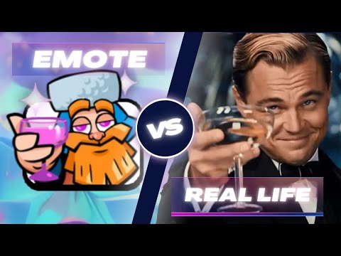 Real Life Emotes CLASH ROYALE|||Emote Reference CLASH ROYALE @YouTube ...
