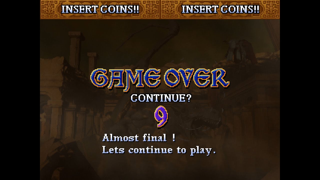 Sol Divide: Sword of Darkness - Continue and Game Over Screen - YouTube