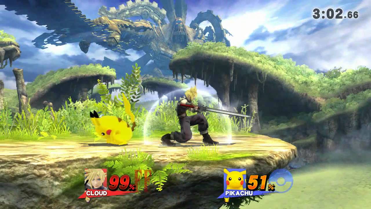 CLOUD VS. PIKACHU - YouTube