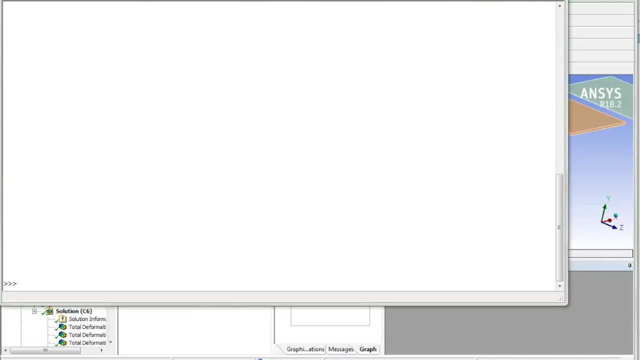 ANSYS 182 Error The Model is cleared after change of mouse behaviour ...