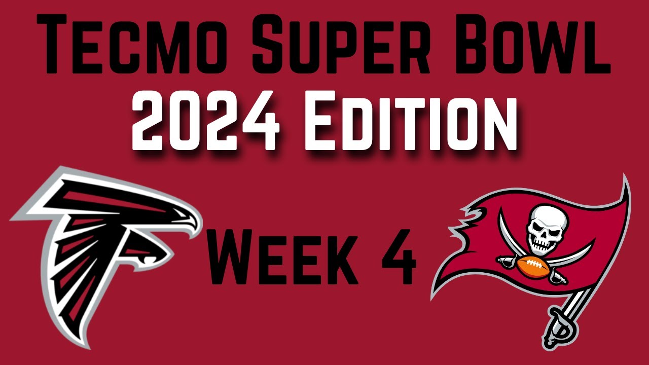 Falcons vs Buccaneers Week 4 - Tecmo Super Bowl Hardtype Mod 2024 - NES ...