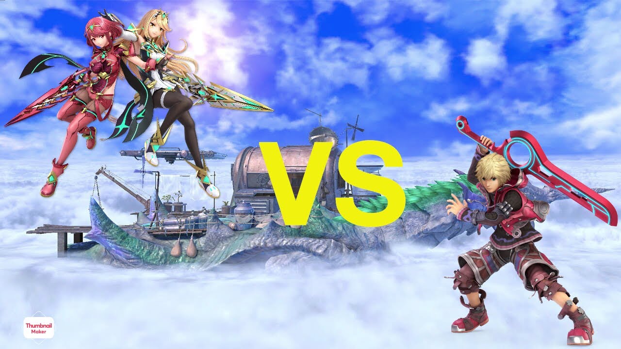 SSBU - Pyra/Mythra vs Shulk - YouTube